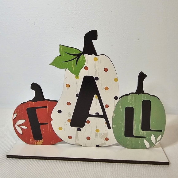Holiday | Fall Pumpkin Wooden Sign Nip | Poshmark